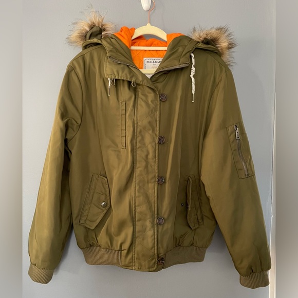 Pull&Bear | Jackets & Coats | Pull Bear Hooded Jacket | Poshmark